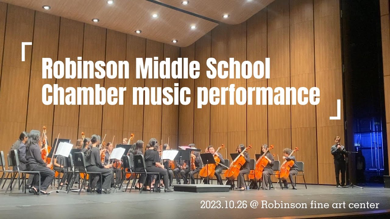 Robinson middle school orchestra performance - YouTube