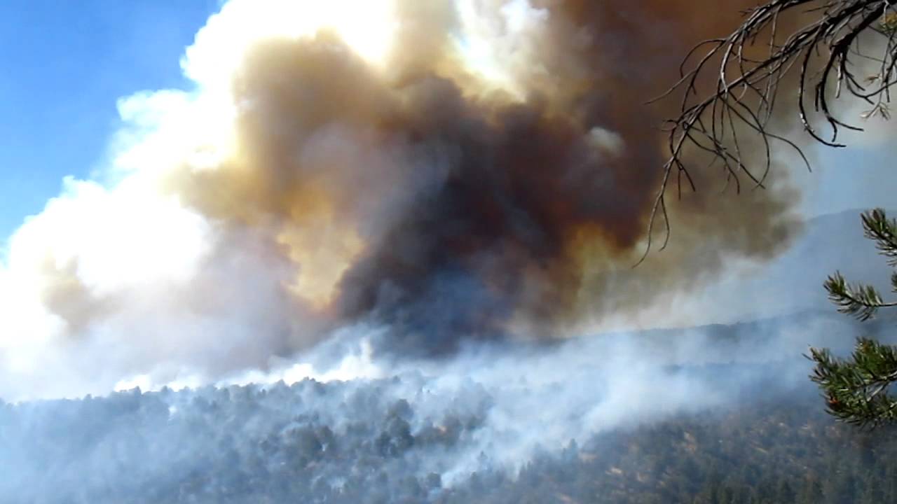 Wallow Fire extreme fire behavior 1 - YouTube
