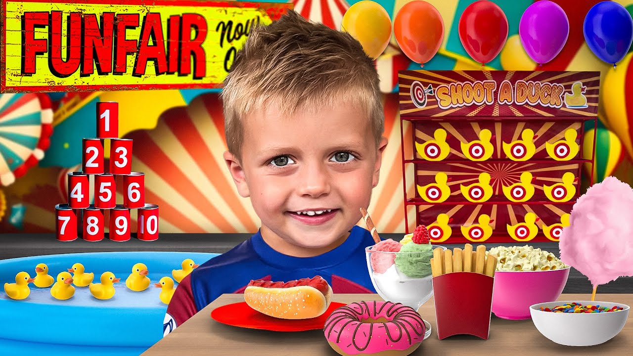 We Made A Home FUNFAIR!! - YouTube