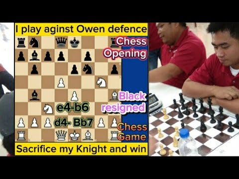 Playing white against Owen defence😏 l Chess opening for black l👈 - YouTube