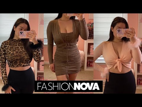 ASMR Fall Try-On Haul (Fashion Nova)