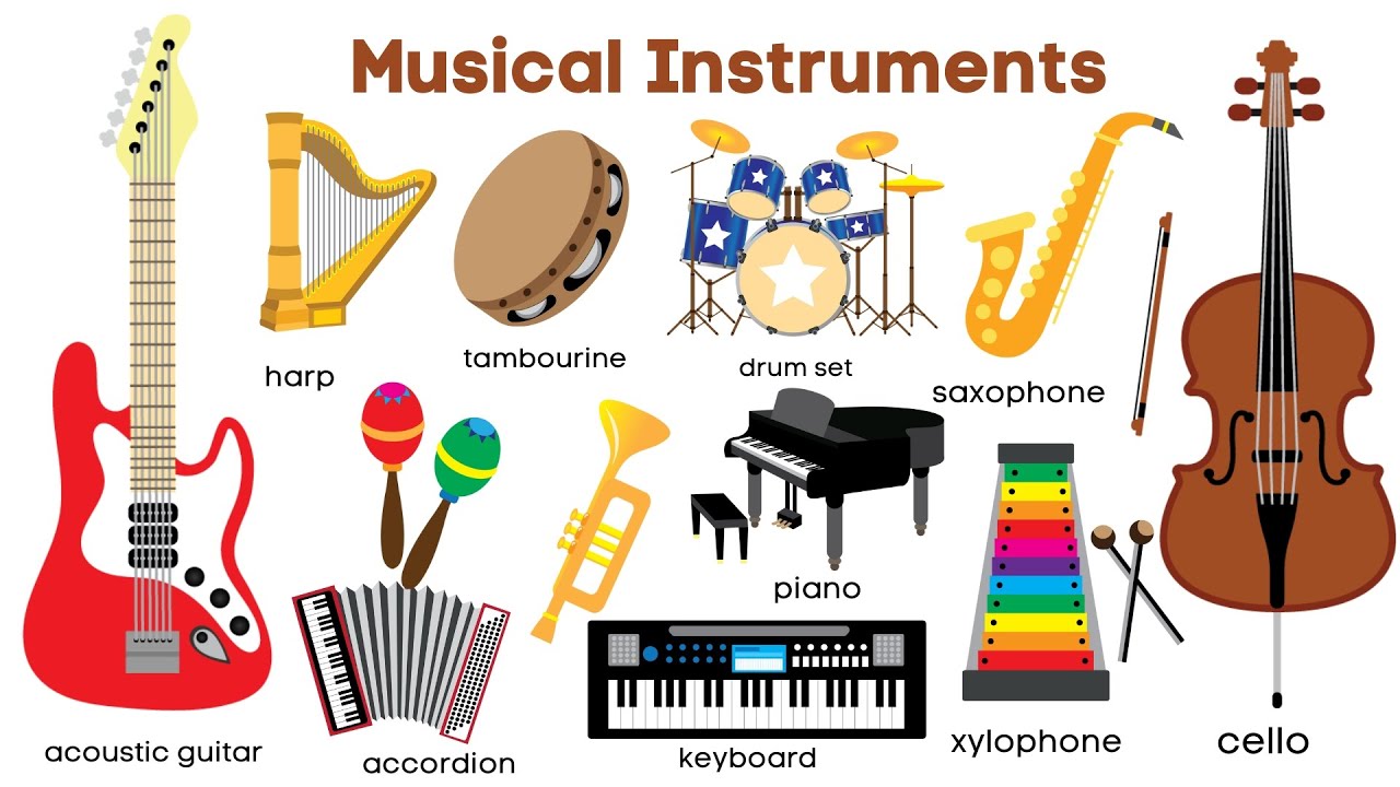 Musical Instruments | Educational Flashcards: Children's Learning ...