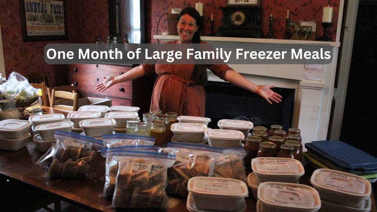 MASSIVE Post Partum MEAL PREP for my Family of 9 - YouTube