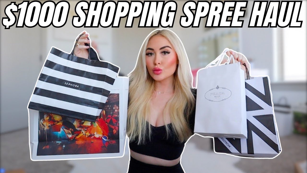 $1000+ SHOPPING SPREE HAUL! || Prada, Nordstrom, Aritzia, Revolve ...