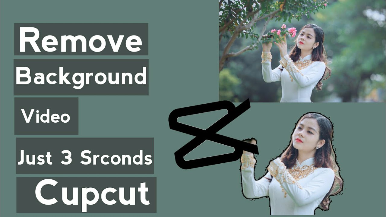 Remove Background from Video Just 3 Seconds #Cupcut - YouTube