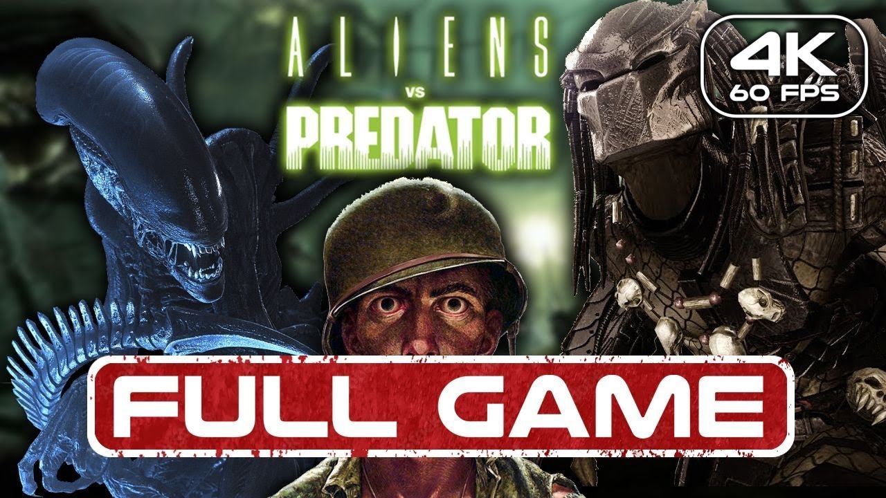 Aliens vs. Predator 2010 Gameplay Walkthrough FULL GAME (4K 60FPS) No ...