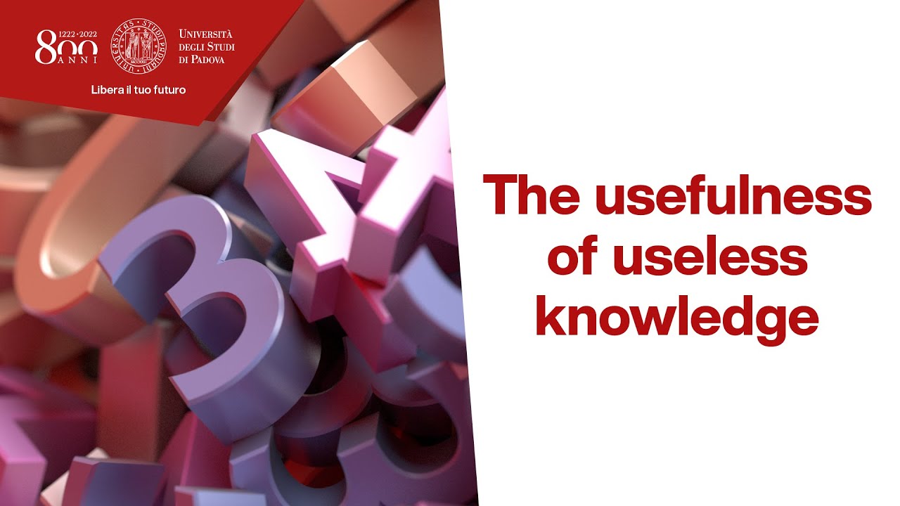 The Usefulness Of Useless Knowledge - YouTube