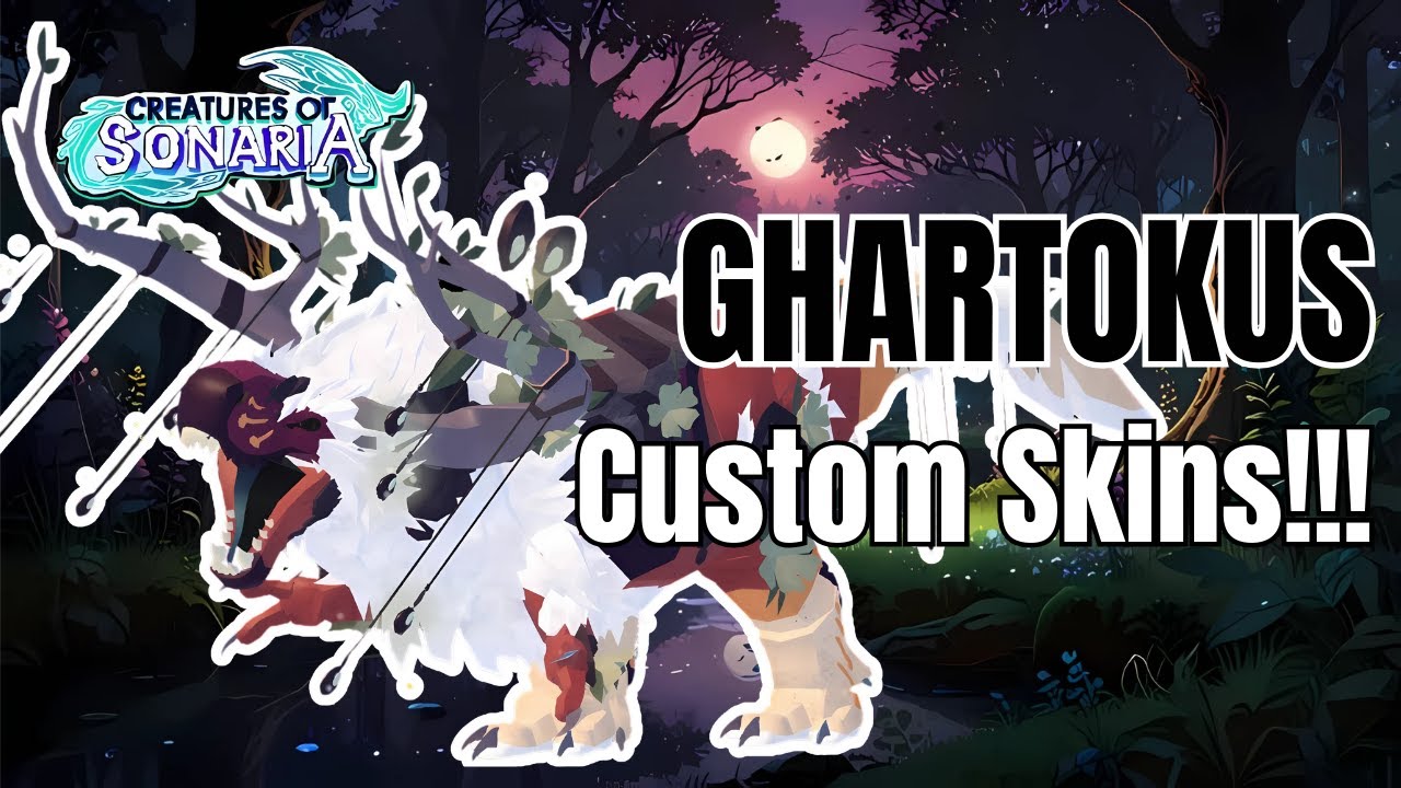 GHARTOKUS Skin Ideas! | Creatures of Sonaria - YouTube