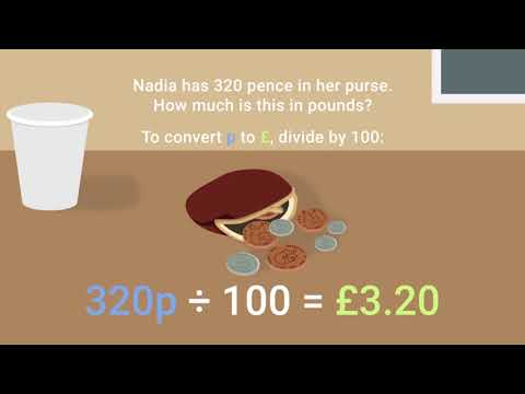 Convert Between Units of Money - Functional Skills - YouTube