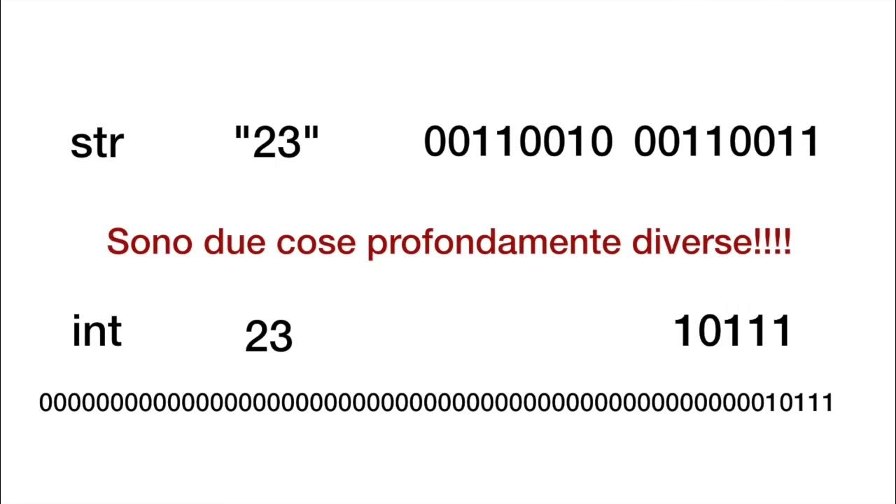 Python: tipi di variabile - int, float e string - YouTube