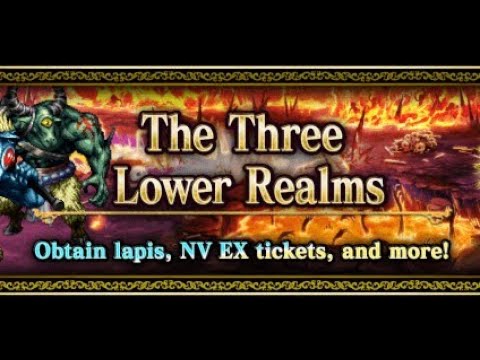 FFBE The Three Lower Realms : The Naraka Realm ALL MISSIONS Reberta ...