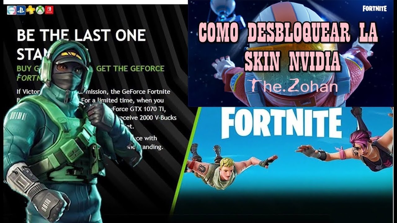 COMO OBTENER LA SKIN DE NVIDIA GRATIS?? FORTNITE - YouTube