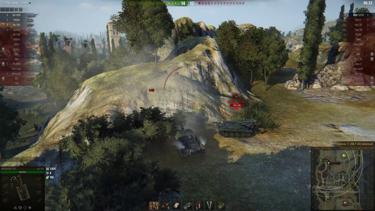 world of tanks Ikv 103 3 kills 1 minute EXTREME luck - YouTube