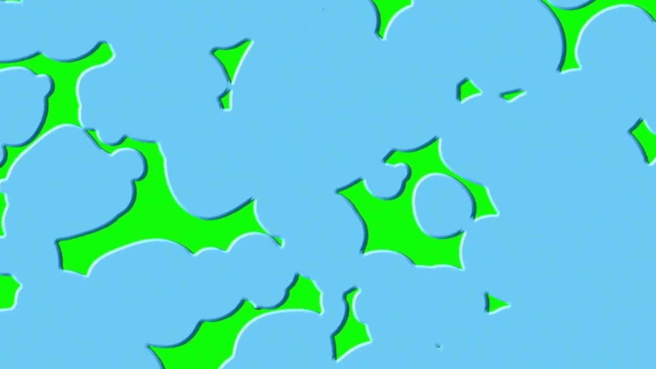 Blue Soap Suds Covering Green Screen Transition - Soap Suds Green ...