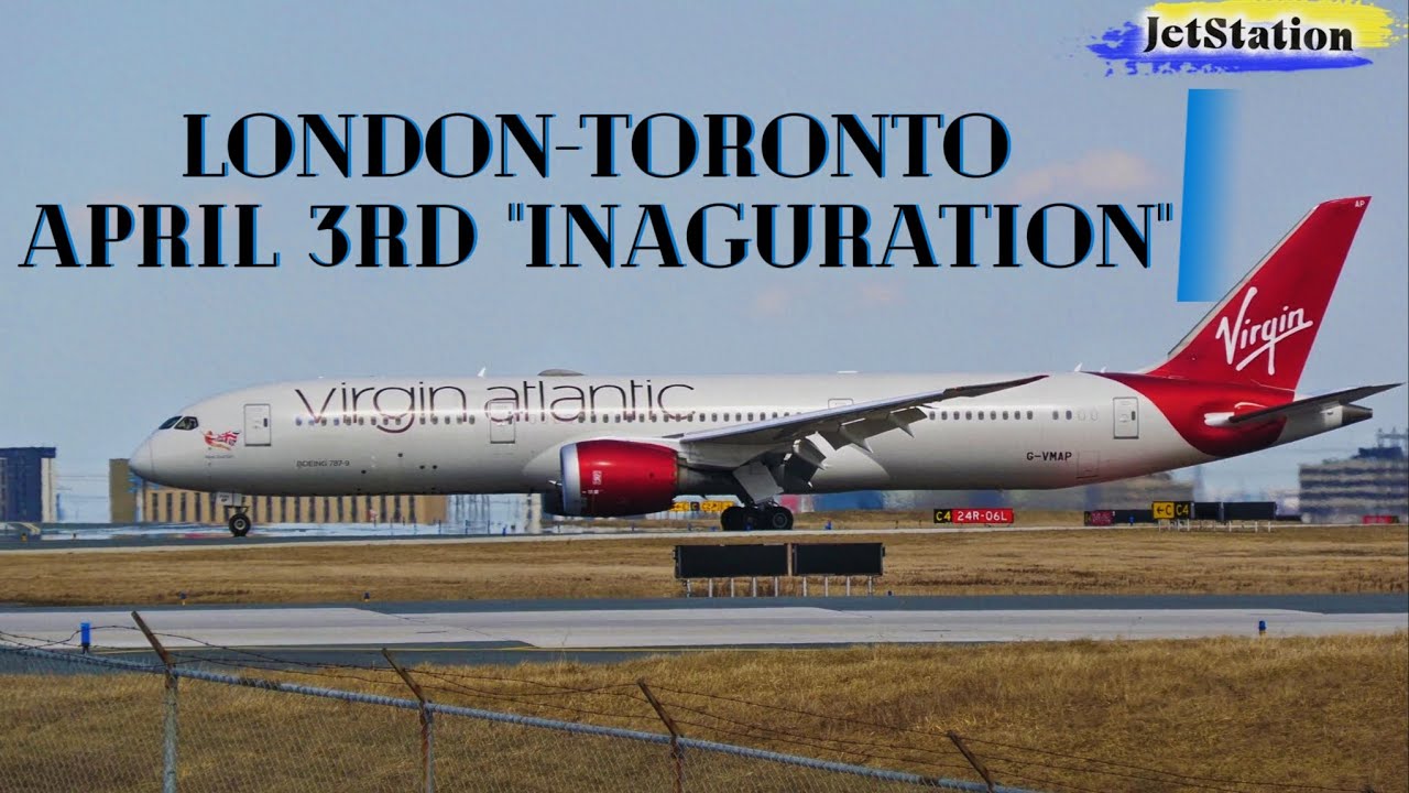Virgin Atlantic Started Flying Back To Toronto After a #decade -Came ...