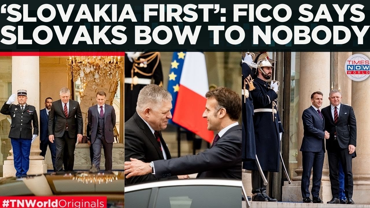FICO DEFIES THE WEST: Slovakia’s PM Brutally Rejects Macron, Says, 'I’m ...