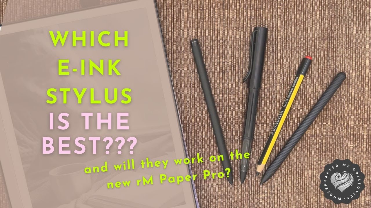 An EMR Pens Showdown and will they work on the new rM Paper Pro? - YouTube