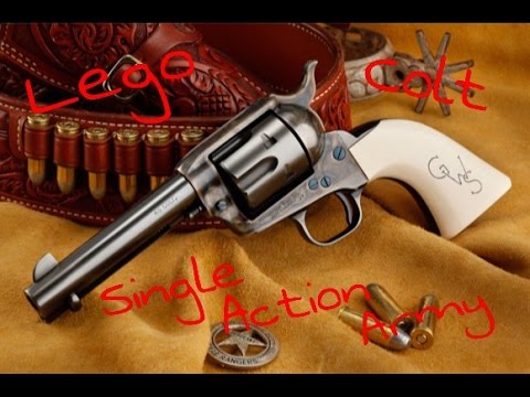 Lego Colt Single Action Army - YouTube