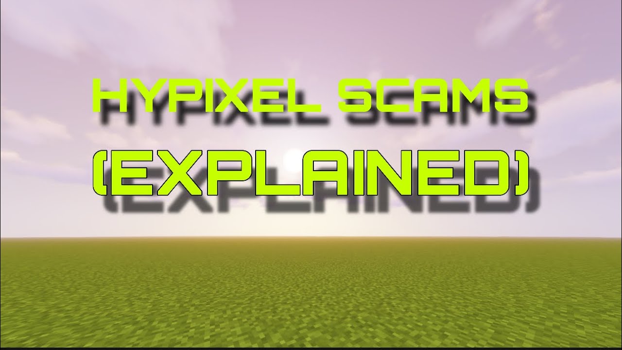 Hypixel scams (EXPLAINED) - YouTube