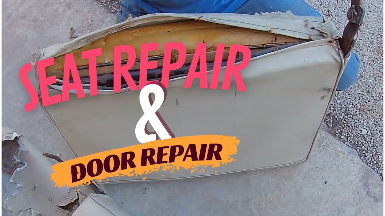 '76 Dodge D200 Seat Repair Part 1: Disassembly - YouTube