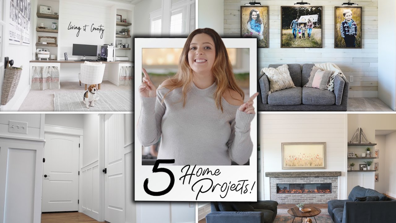 5 DIY Home Improvement Projects on a Budget - YouTube