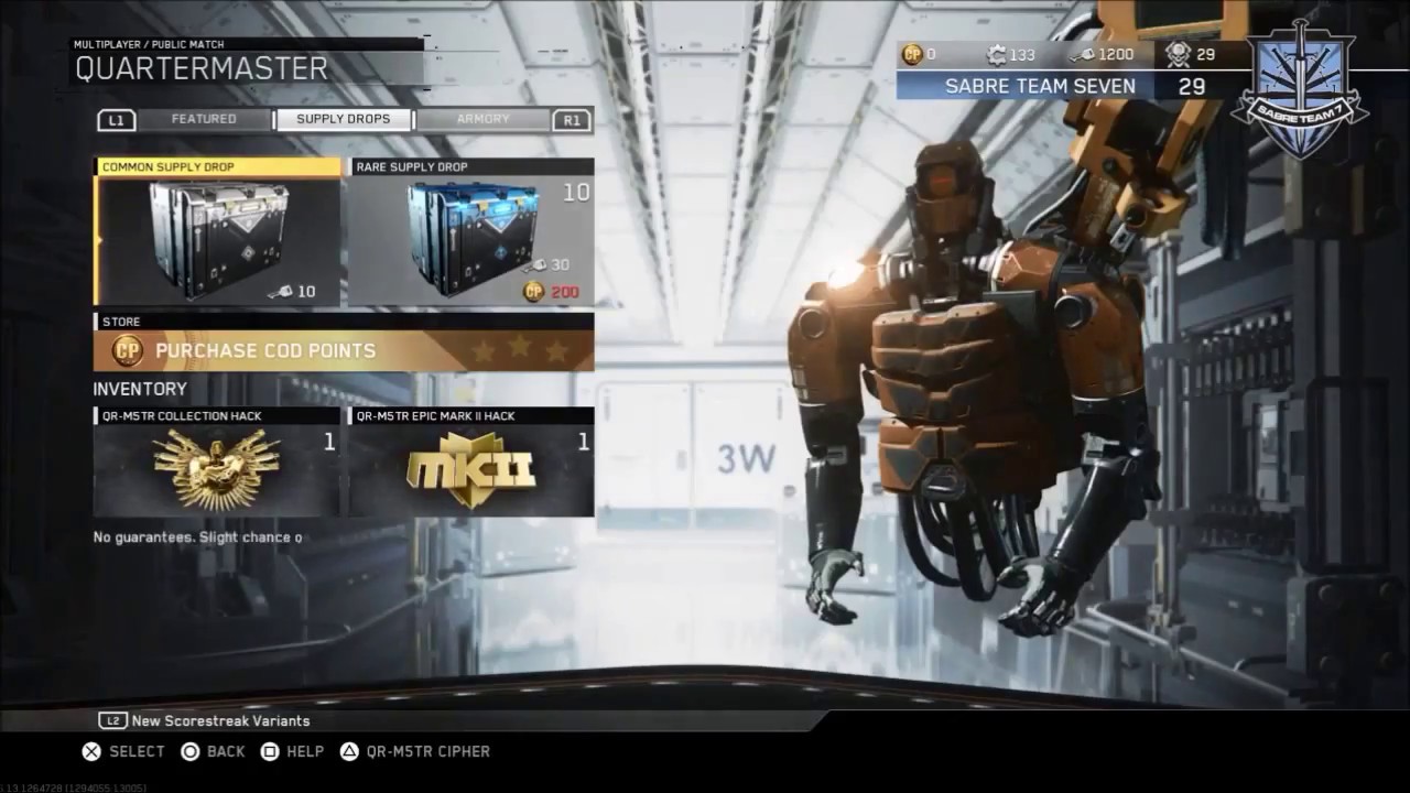Call of Duty Infinite Warfare 1600 KEYS - YouTube