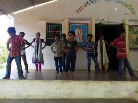 Ammao ammao Acharya karudu Telugu Christian song by children practice