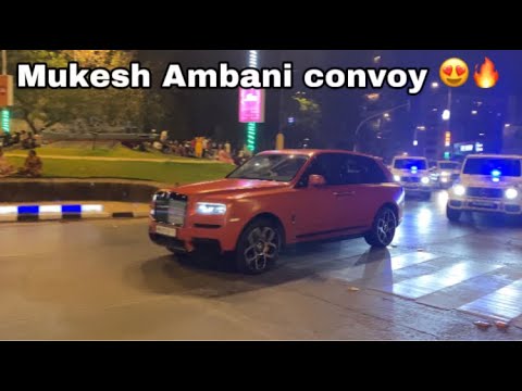 Mukesh Ambani Convoy in mumbai 😍🔥 - YouTube