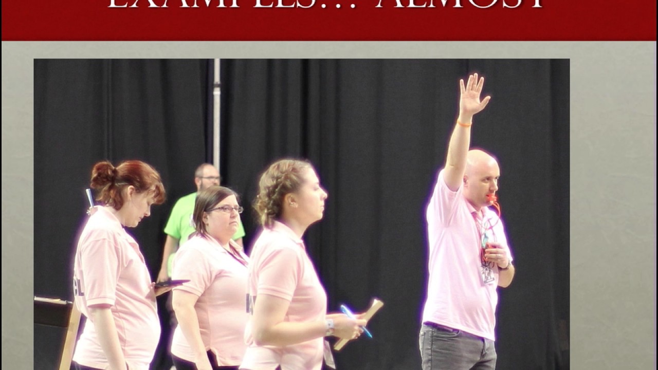 Roller Derby Referee Training - Initiation - Ref-Ed.com - YouTube