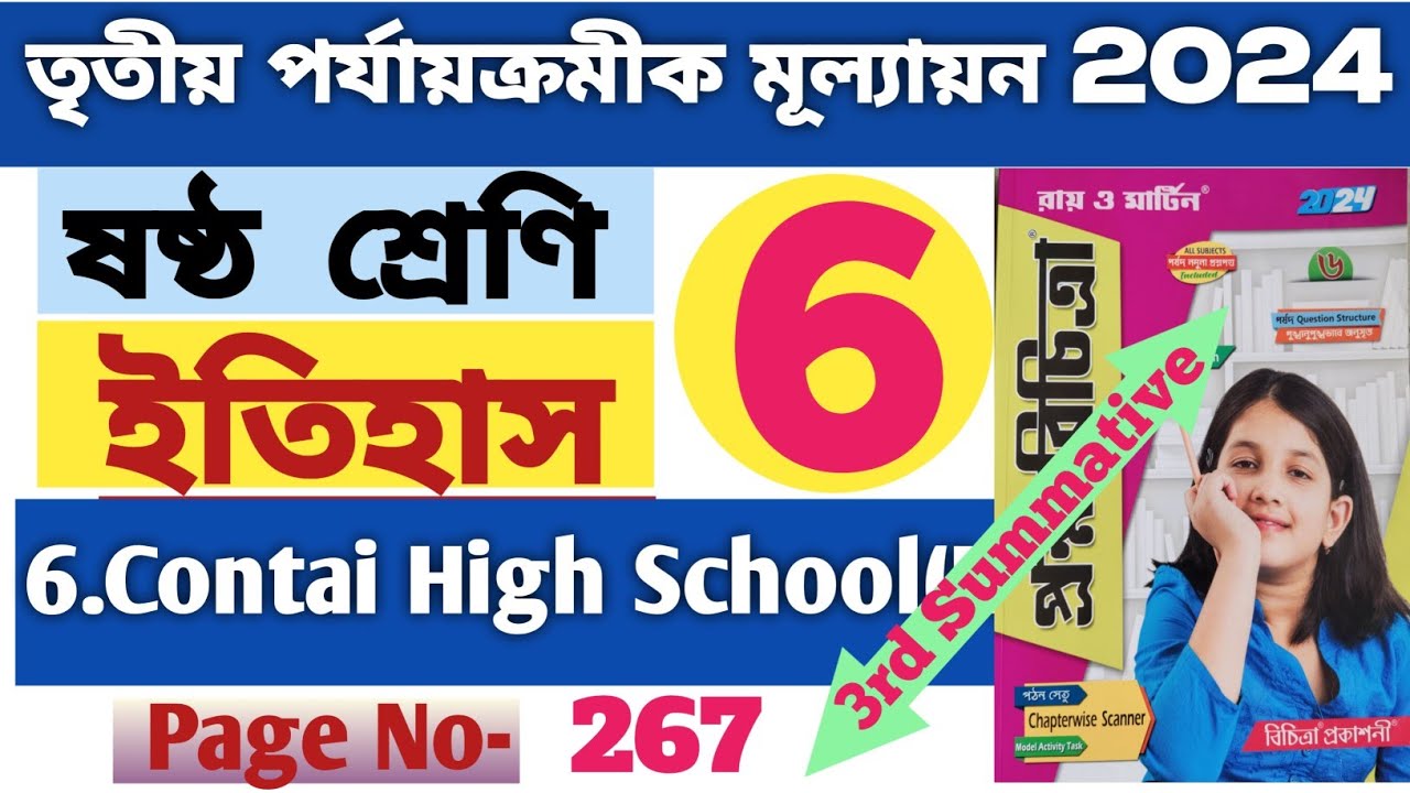class 6 🔥 History 3rd unit test question paper 2024 🔥 class 6 history ...