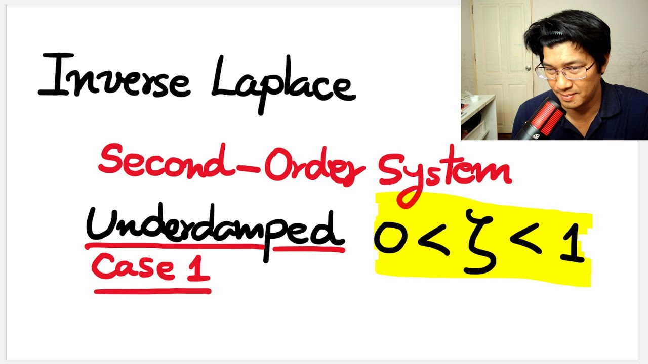 ระบบควบคุมอันดับสอง Inverse laplace of second order control system for ...