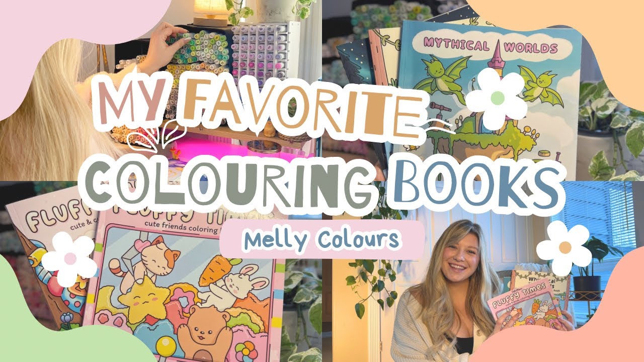My Favourite Colouring Books - YouTube