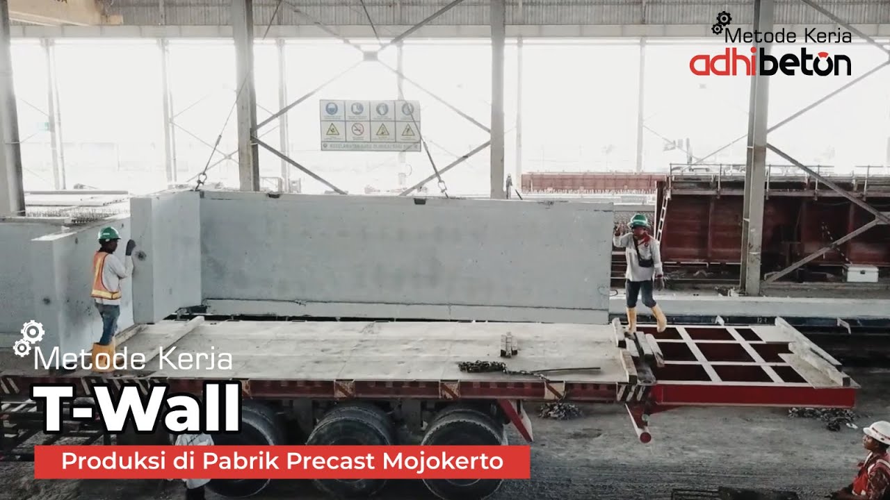 Metode Kerja | Produksi T-Wall Si Dinding "Ajaib" Penahan Tanah - YouTube