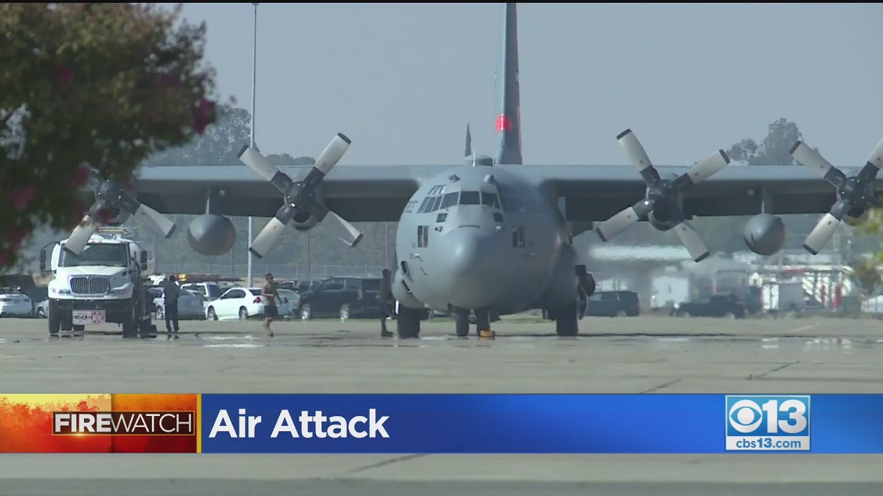 Military Firefighting Aircraft Drops Over 2 Million Gallons Of ...
