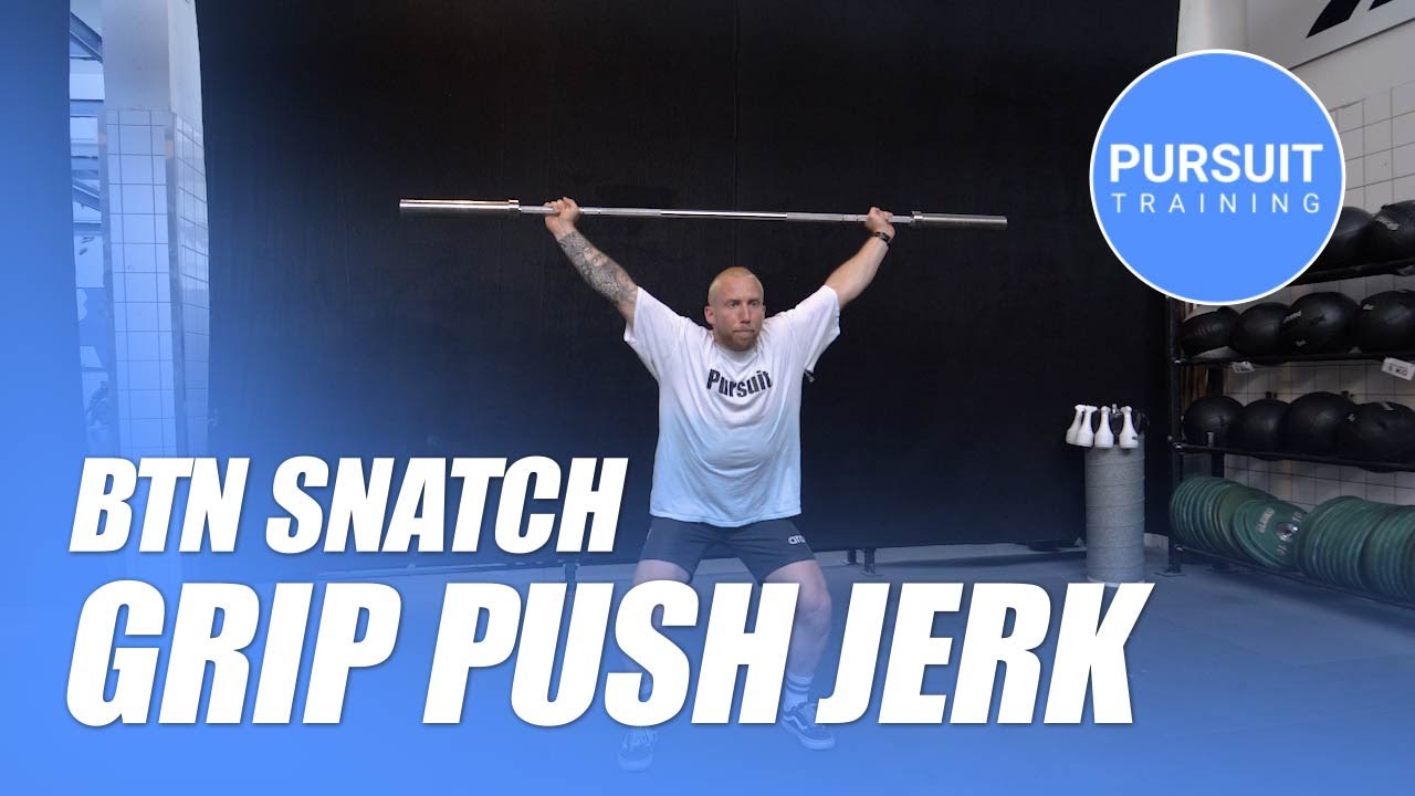 BTN Snatch Grip Push Jerk - YouTube