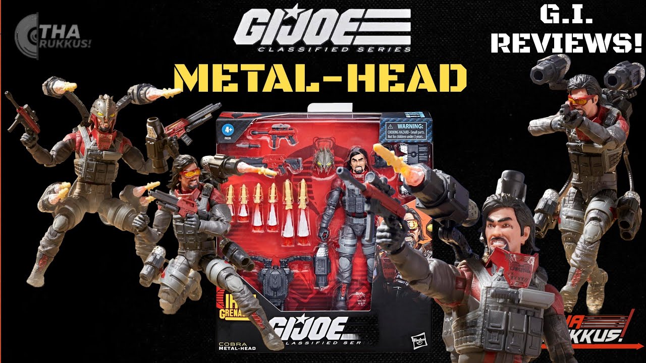 GI Joe Classified Series #118 Metal-Head Iron Grenadiers Action Figure ...