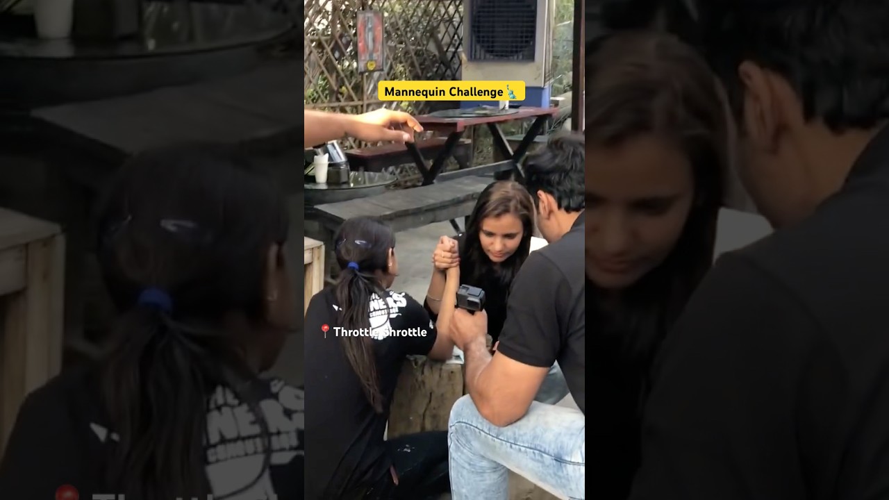 Mannequin Challenge at Throttle Shrottle, Gurugram #mannequin challenge ...