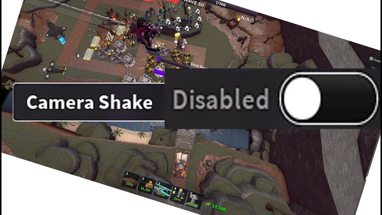 Camera Shake: Disabled [Tower Defense Simulator ROBLOX] - YouTube