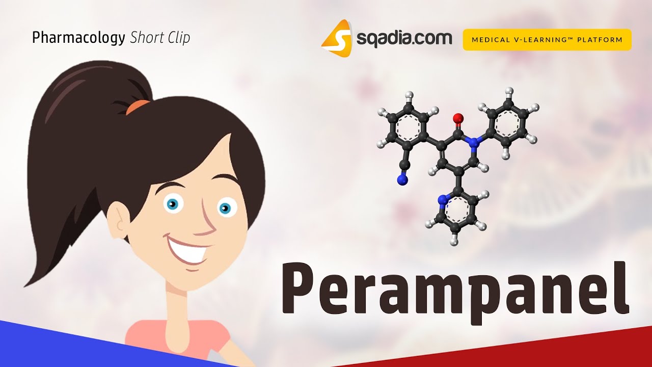 Perampanel | Pharmacology Animation Videos | Medical Education | V ...