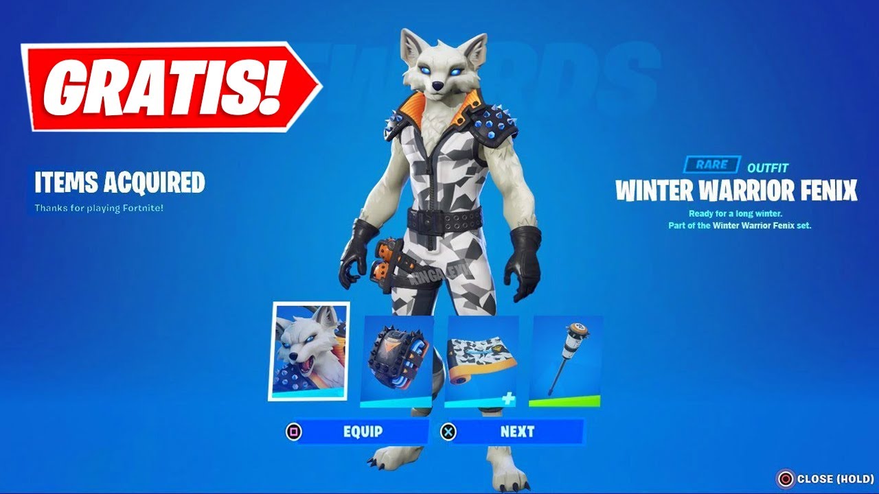 SKIN GRATIS *FENNIX GUERRERO INVERNAL* EN FORTNITE! - YouTube
