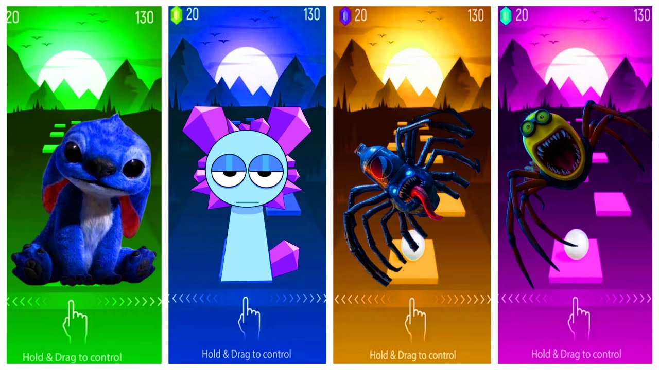 Stich 🆚 Sprunki Thysto 🆚 Pepsi Head Eater 🆚 Minions Spider Eater - 🎶 ...