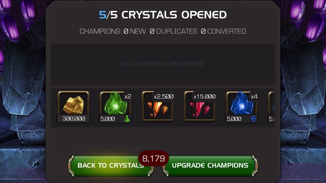Best 5x greater gifting crystals so far 😂 MCOC - YouTube