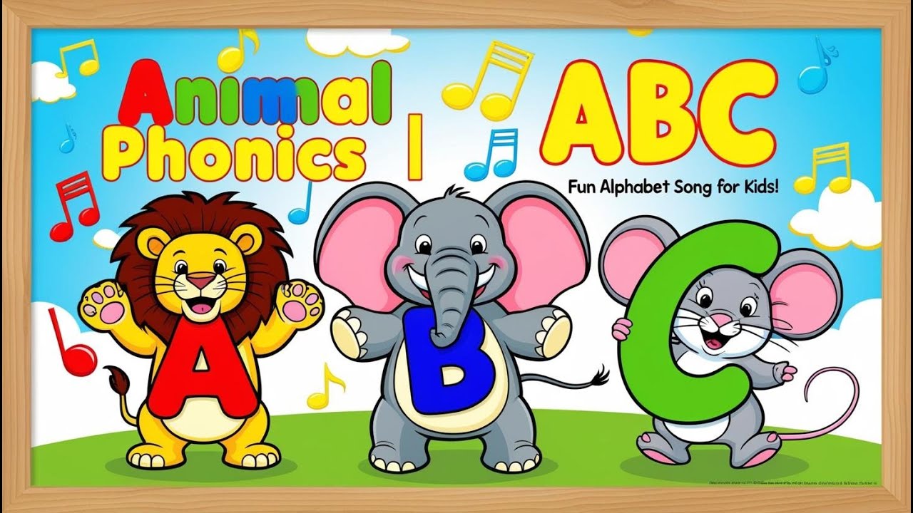 📖 Animal Phonics | ABC – Fun Alphabet Song for Kids! 🦁🐘🐭 - YouTube
