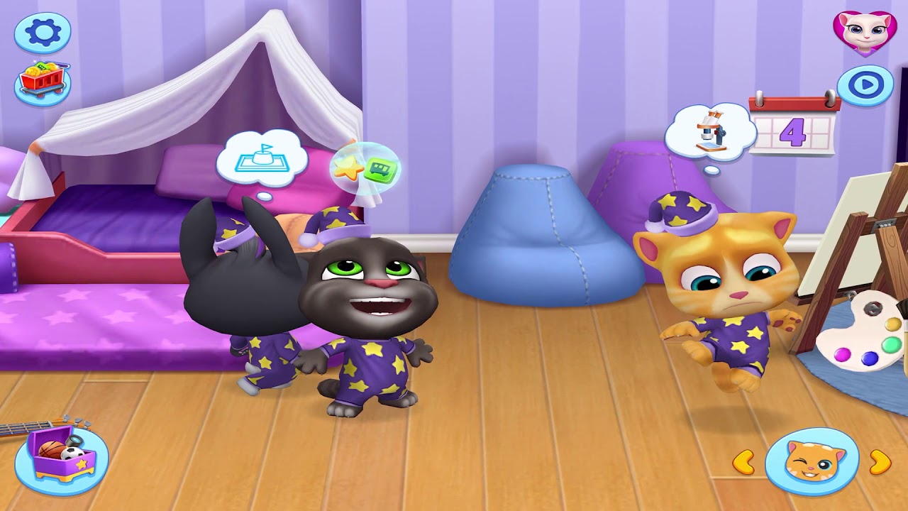 MY TALKING TOM FRIENDS (BY OUTFIT7) GAMEPLAY WALKTHROUGH - PART 4 (IOS ...