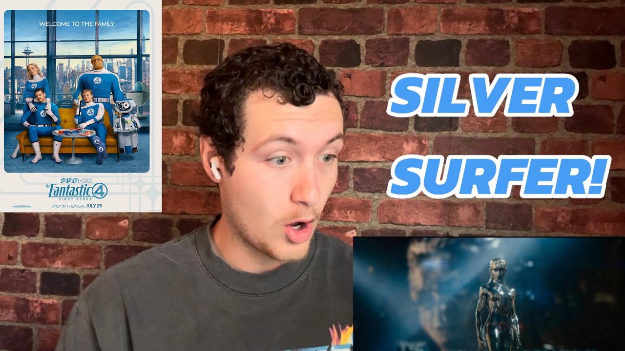 SILVER SURFER! Fantastic Four: First Steps (2025) Official Trailer ...