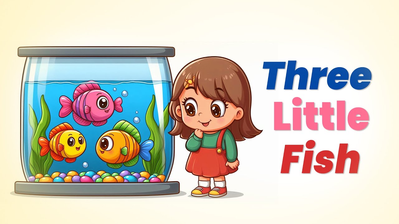 Three Little Fish | #englishrhymesforchildren #nurseryrhyme - YouTube