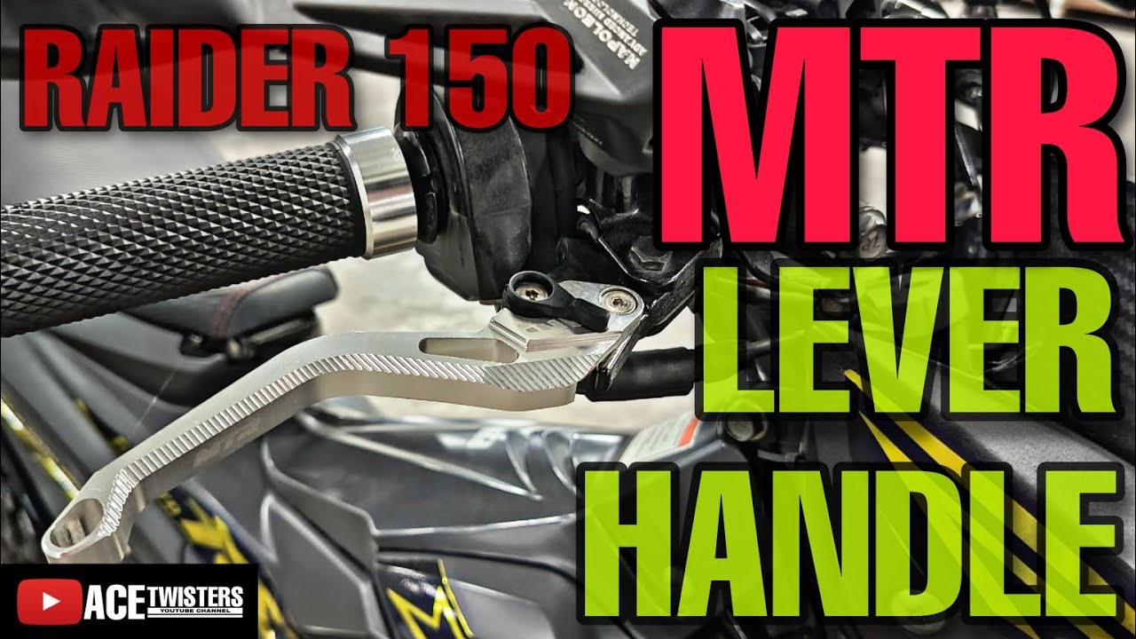 VLOG#134 MTR Lever Handle for Raider 150 || Lever handle Installation ...
