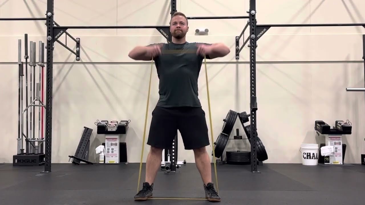 Band Upright Row - YouTube