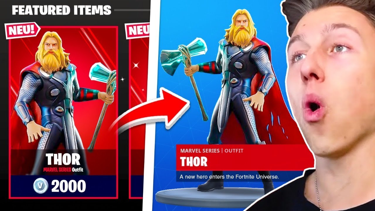 Fortnite *THOR SKIN* kommt + Auto Update Hype! 😍 - YouTube