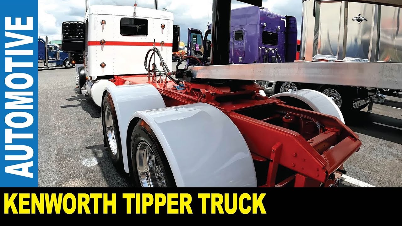 American big truck Kenworth tipper rig strong engine custom interior ...